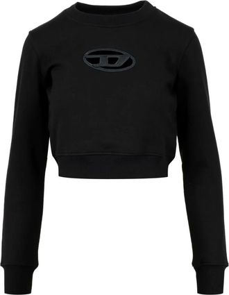 Diesel Femme, Sweatshirts et sweats &agrave; capuche, Noir, Taille: 40 FR F-Slimmy-Od SweaT-shirt