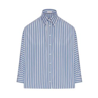 Brunello Cucinelli Damen, Blusen & Hemden, Blau, LGr&ouml;&szlig;e