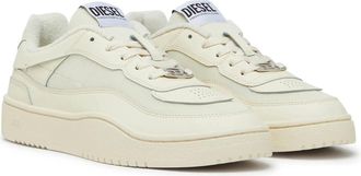 Diesel Low-Top Sneaker - S-OVAL SKATE LOW - Gr. 41 (EU) - in Beige - f&uuml;r Damen
