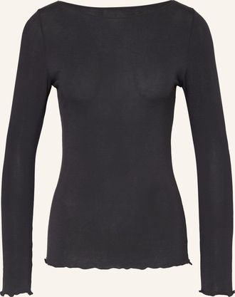 Skiny Skiny Longsleeve Cashmere Deluxe schwarz