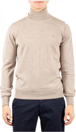 Brooksfield Homme, Pulls, Beige, Taille: XL Maglia Dolcevita