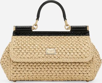 Dolce & Gabbana Henkeltasche Sicily Länglich - Frau Handtaschen Mehrfarbig Onesize