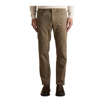Jeckerson Homme, Jeans, Vert, Taille: W29 Pantalon Zipp&eacute; et Boutonn&eacute; en M&eacute;lange de Coton