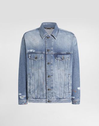 Dolce & Gabbana Denim Jacket - Mann Jeans Mehrfarbig 50