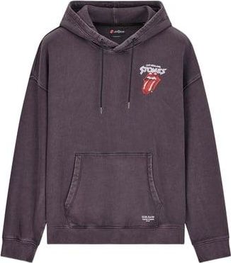 Guess Sweat ample &agrave; capuche imprim&eacute; en coton