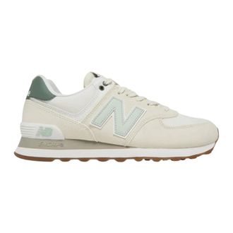 New Balance Femme, Chaussures, Beige, Taille: 39 EU Baskets R&eacute;tro Verts Classiques