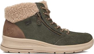 Rieker Schn&uuml;rschuhe Rieker CEO-L7701-54 Dunkelgr&uuml;n