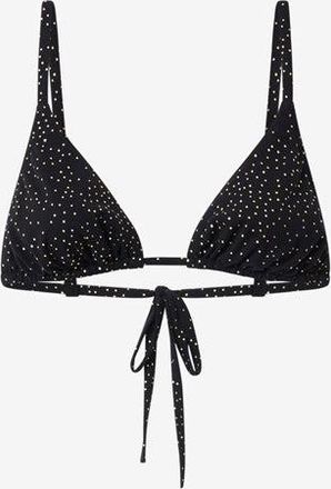 Isabel Marant Top Feride - Femme - Noir Et Dor&eacute; - Taille 34 - Isabel Marant