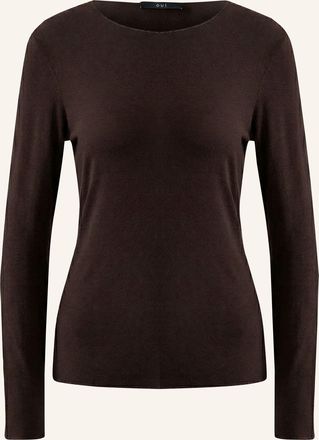 Oui Longsleeve braun