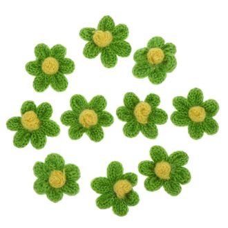 BESPORTBLE HOOTNEE 10 St&uuml;ck Teiliges Geflochtene Blumen Haarband Accessoires Bunte DIY Ornamente f&uuml;r Kleidung Puppen H&uuml;te Vielseitig Verwendbar und Umweltfreundl