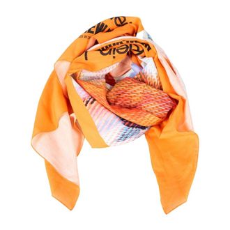 Calvin Klein Leichter Schal - - Accessories - Damen - Orange - ONE SIZE