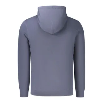 Calvin Klein Logo-Appliqu&eacute; Cotton Hoodie - Blue