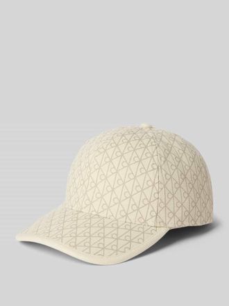 Calvin Klein Cap mit Logo-Muster und Label-Badge