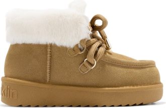 D.Franklin Damen Outdoor-Stiefeletten aus Leder mit Innenfutter aus Nordic-Fell in Hellbraun. - Damenstiefel - Freizeitmode - Gr&ouml;&szlig;e (38) - Modell nordic