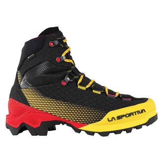 La Sportiva M Aequilibrium St GTX Colorblock-Schwarz - Gore-Tex Technischer funktionaler Herren Bergschuh, Größe EU 44