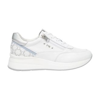 Nero Giardini Femme, Chaussures, Blanc, Taille: 37 EU Baskets Zip en cuir