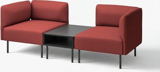 IKEA LILLEHEM 2er-Sitzelement mit Ablage