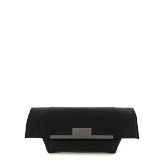 Max Mara Clasp Clutch - - Bags - Damen - Schwarzk - ONE SIZE