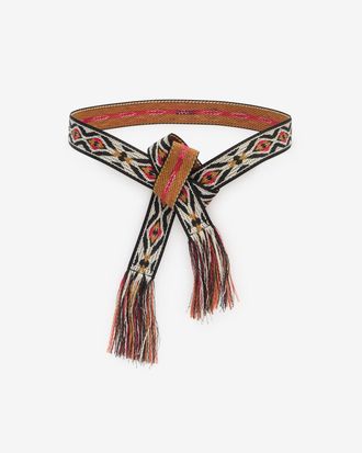 Isabel Marant Ceinture Etki - Femme - Noir Et Dor&eacute; - Isabel Marant