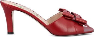 Valentino Garavani 70mm Double-bow Leather Sandals