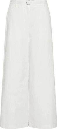 Marella Femme, Pantalons, Blanc, Taille: 40 FR Wide Pantalons