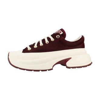 Converse Run Star Crush Ox - Femme - Chaussures - Rouge - Taille: 37 EU