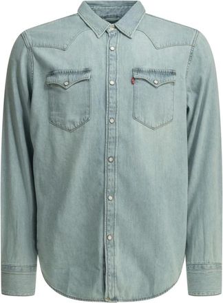 Levi's Chemise Western Classique en Denim - Homme - Chemises - Bleu - Taille: M