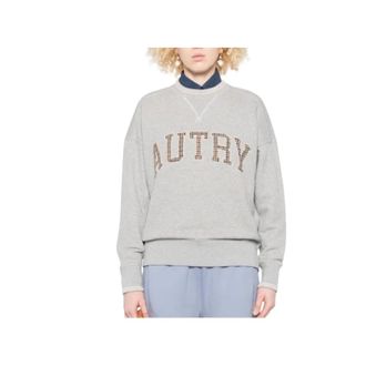 Autry Femme, Sweatshirts et sweats &agrave; capuche, Gris, Taille: 38 FR SweaT-shirts