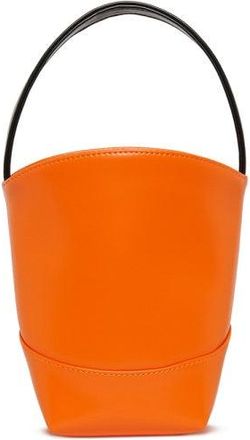 Marni Girls Handbag Basketing Orange Polyester Handbags Hand Bags
