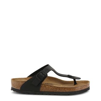 Birkenstock Femme, Chaussures, Noir, Taille: 41 EU Sandales en cuir synth&eacute;tique Gizeh