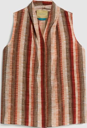 Momoni Top Kiri Multicolor Arancio
