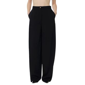 Elisabetta Franchi Femme, Pantalons, Noir, Taille: 36 FR Pantalone