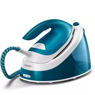 Philips Home PerfectCare Compact Essential GC6840/20 Dampfb&uuml;gelstation 2400 w Blau - Philips
