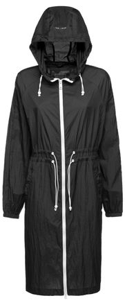 Geox Womens W NAILEEN Long Parka Jacket, Black, 46