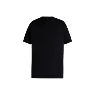 low brand Homme, Tops, Noir, Taille: M T-shirt &agrave; col rond &agrave; panneaux