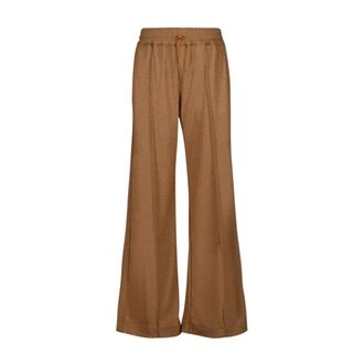 120% Lino Damen, Hosen, Braun, SGröße