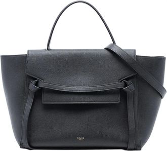 Celine Hobo Bags - Mini Grained Calfskin Belt Bag - Gr. unisize - in Schwarz - f&uuml;r Damen