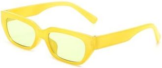 Generic Lunettes De Soleil Dext&eacute;rieur &Agrave; Petite Monture For Hommes, For Les Vacances, Trajets Quotidiens Et La Conduite(Yellow)