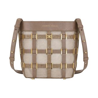 Elisabetta Franchi Femme, Sacs, Beige, Taille: ONE Size Bucket Bag
