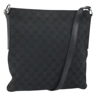 Gucci Pre-owned Canvas Cross Body Bag - - Pre-owned - Damen - Schwarzk - ONE SIZE