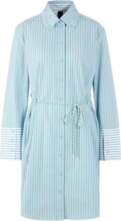 Marc Cain Sportives Hemdblusenkleid - - Dresses - Damen - Blau - XS