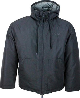 Kiton Kurzer Mantel - Schwarz