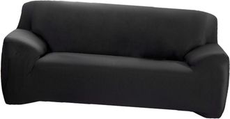 SOLUSTRE Sofabezug Aus Elastischem Und Rutschfestem Stoff Passend Sitzer Couch Schonbezug Einfarbig Ohne Knitter Für Familien Mit Kindern Und Haustieren