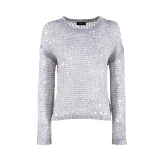 Nenette Maille col rond - Femme - Pulls - Gris - Taille: 38 FR