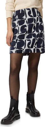 Street One Gemusterter Rock Shadowed Navy 44