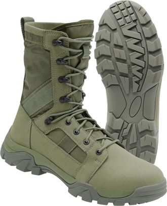 Brandit Herren Defense Boot Taktische Militärstiefel, Oliv, 43 EU