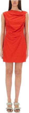 Msgm Msgm, Femme, Robes, Rouge, Taille: 38 FR Abito Dress