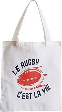 Fabulous Grand Sac Shopping Plage Etudiant Le Rugby cest la vie Sport XV Ballon Stade France