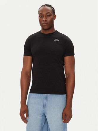 Kappa T-Shirt Logo Korpo Cafers 304J150 Schwarz Slim Fit