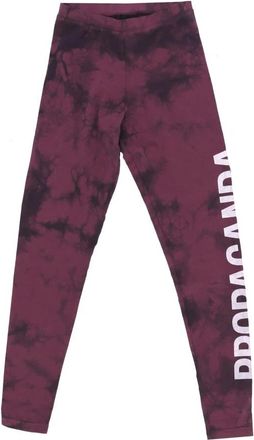 PROPAGANDA Tie Dye Leggings Braun Wein - - Trousers - Damen - Braun - M